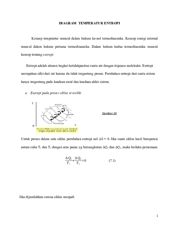 (DOC) DIAGRAM TEMPERATUR ENTROPI