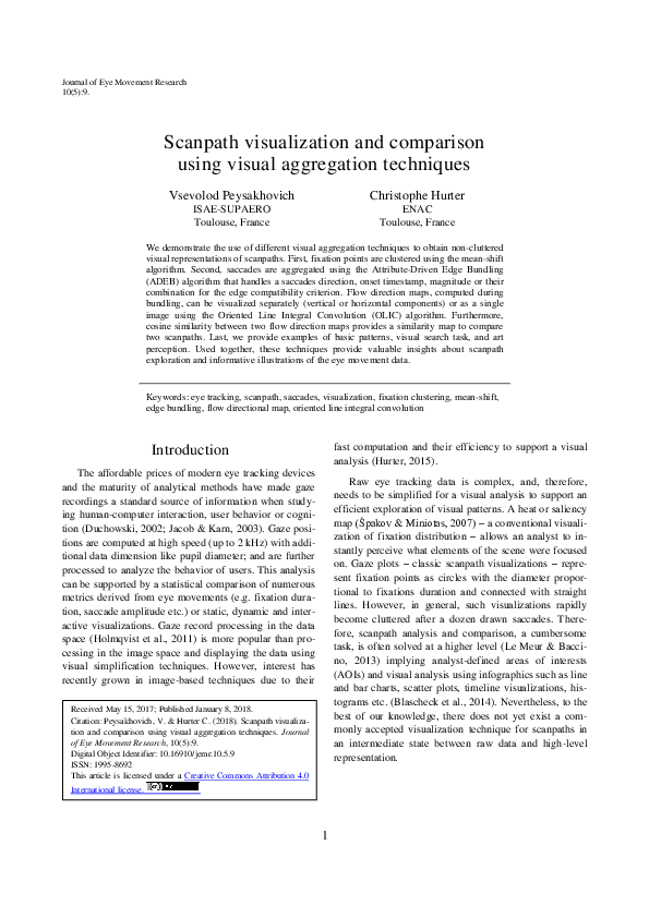 (PDF) Scan path visualization and comparison using visual aggregation ...