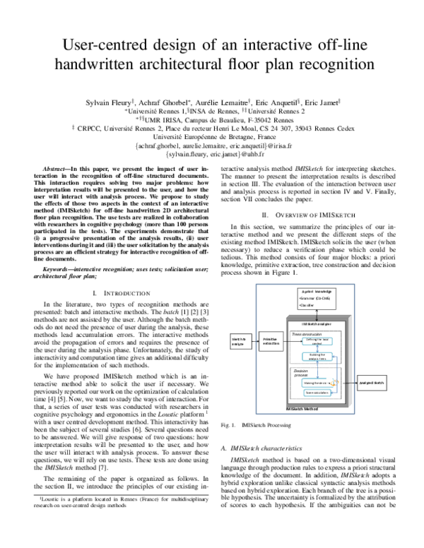 (PDF) User-Centered Design of an Interactive Off-Line Handwritten ...