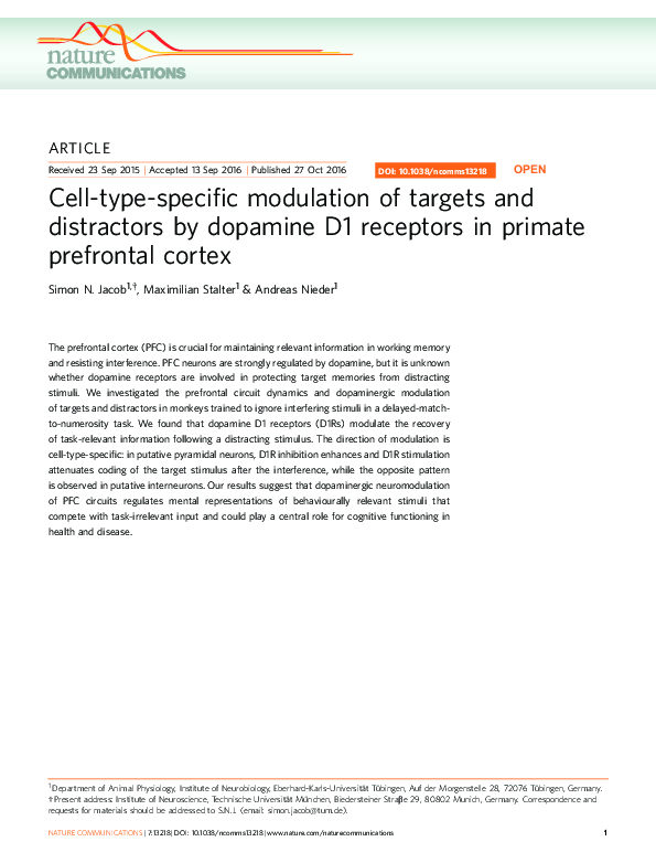 (PDF) Cell-type-specific modulation of targets and distractors by ...