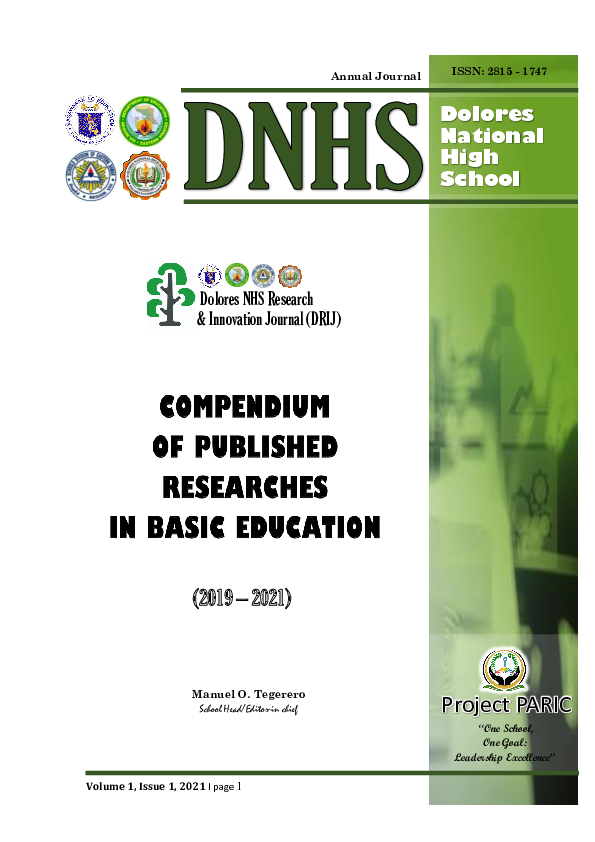 (PDF) Compendium of published researches in basic education