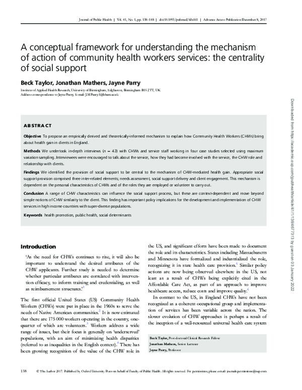 (PDF) A conceptual framework for understanding the mechanism of action ...