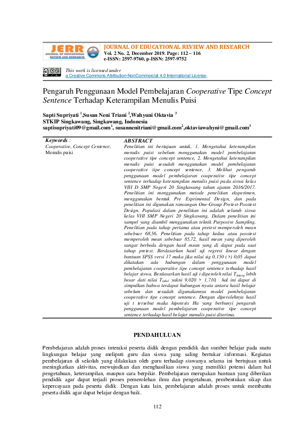 (PDF) Pengaruh penggunaan model pembelajaran cooperative integrated reading and composition ...