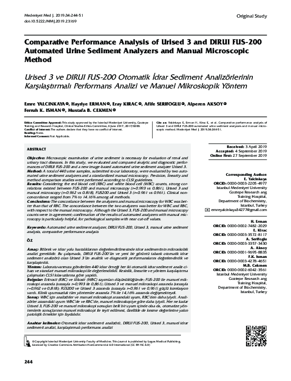 (PDF) Comparative performance analysis of Urised 3 and DIRUI FUS-200 ...
