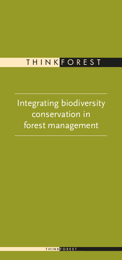 (PDF) Integrating biodiversity conservation in forest management