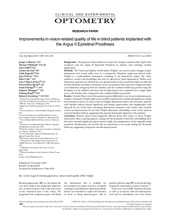 (PDF) Improvements in vision-related quality of life with AcrySof IQ ...