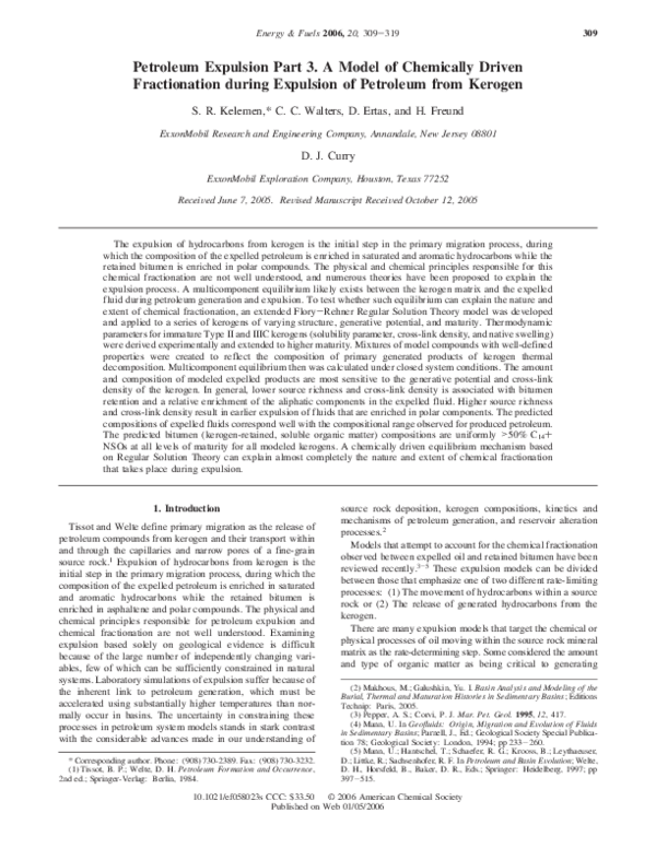 (PDF) Petroleum Expulsion Part 3. A Model of Chemically Driven ...