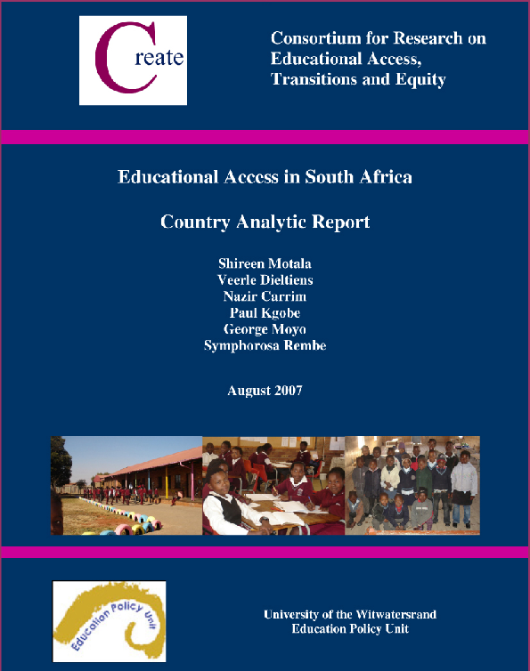 (PDF) Educational access in south Africa: country analytic review