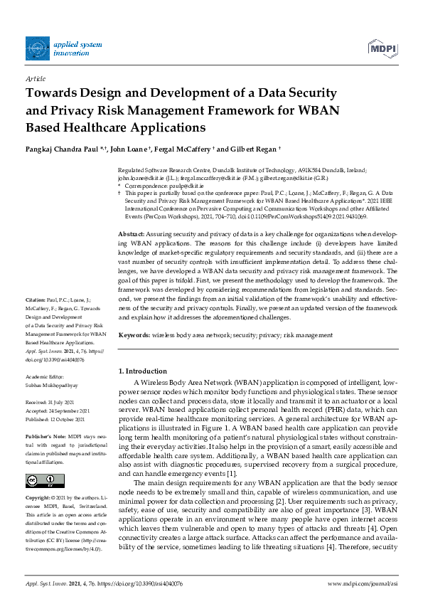 (PDF) Towards Design and Development of a Data Security and Privacy ...