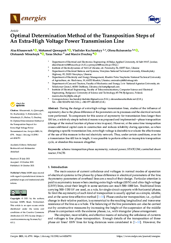 (PDF) Optimal Determination Method of the Transposition Steps of An ...