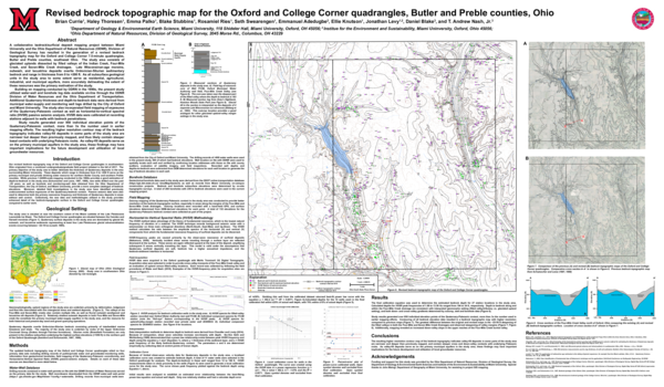 (PDF) Revised Bedrock Topographic Map for the Oxford and College Corner ...
