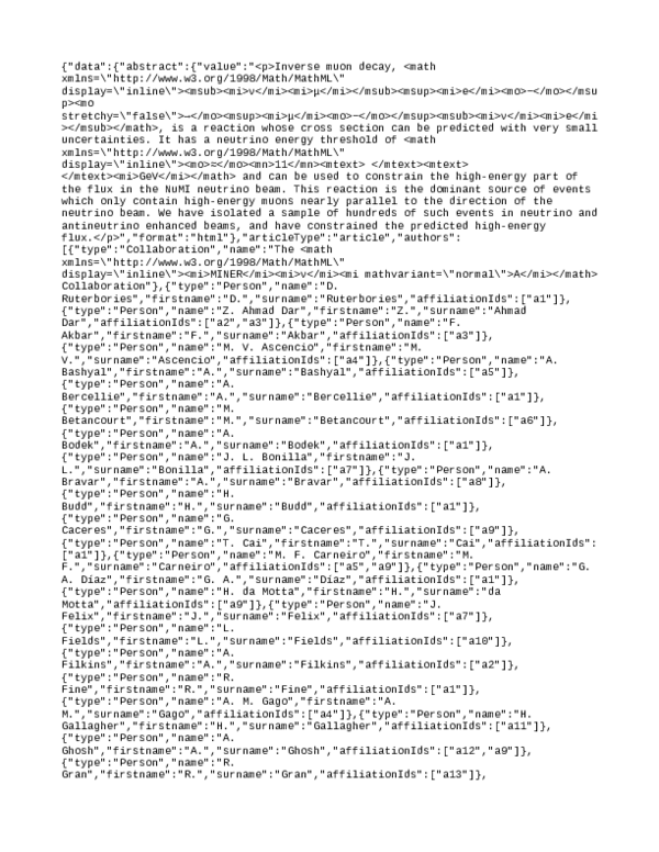 Constraining the NuMI neutrino flux using inverse muon decay reactions ...