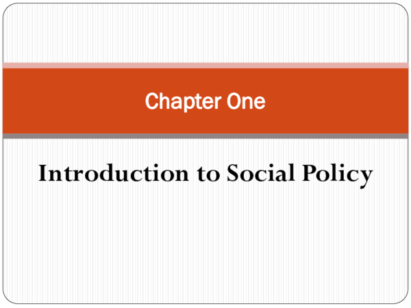 (PDF) Social Policy and Planning Course 2021 PPT Lecture Note