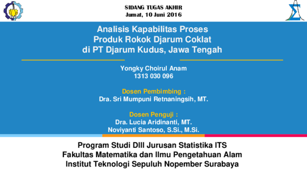 (PDF) Analisis Kapabilitas Proses Produk Rokok Djarum Coklat Di PT ...