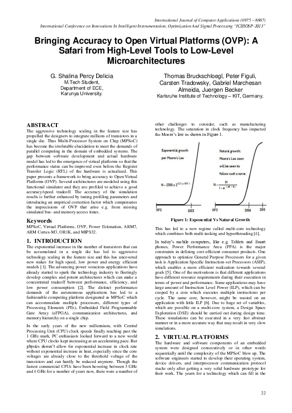 (PDF) Bringing Accuracy to Open Virtual Platforms (OVP): A Safari from ...