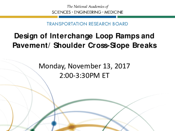 (PDF) Design of Interchange Loop Ramps and Pavement/Shoulder Cross ...