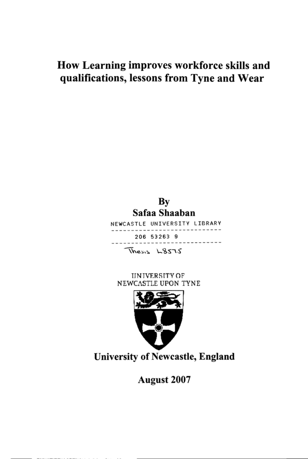 (PDF) How learning improves workforce skills and qualifications ...
