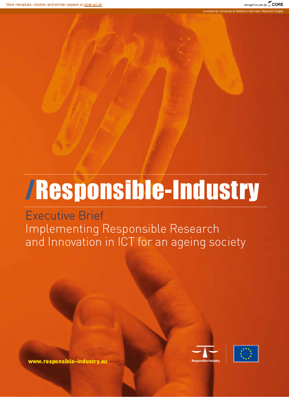 (PDF) Responsible-Industry: Executive Brief: Implementing Responsible ...