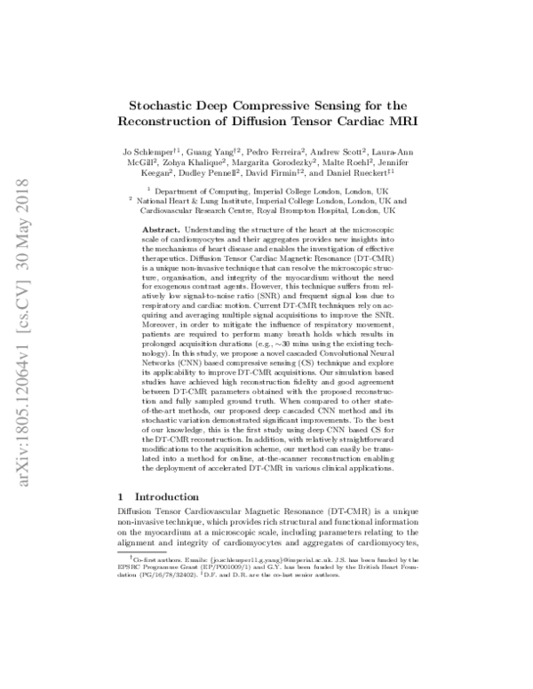 (PDF) Stochastic Deep Compressive Sensing for the Reconstruction of ...