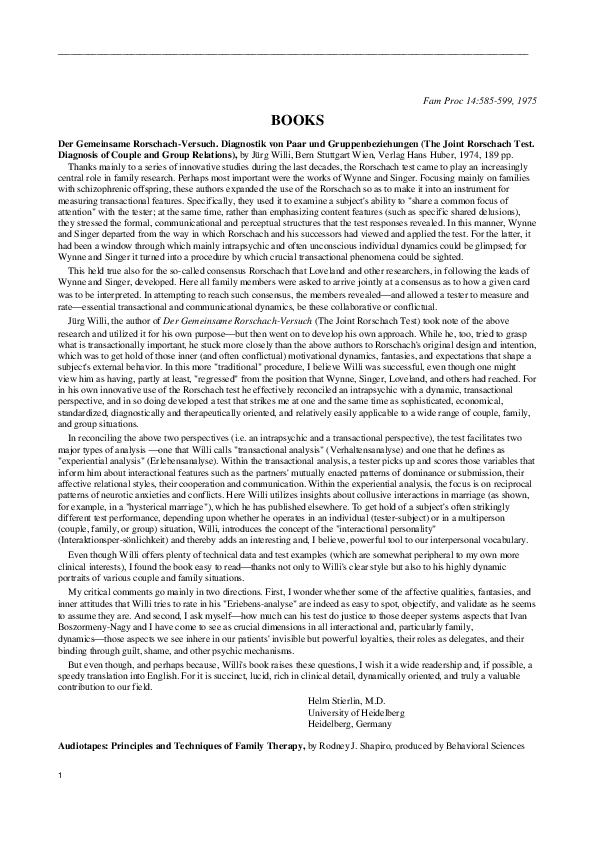 (PDF) The Schreber Case