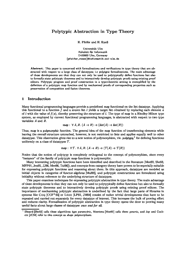 (PDF) Polytypic abstraction in type theory