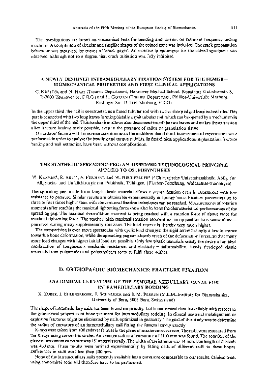 (PDF) A newly designed intramedullary fixation system for the femur-biomechanical properties and ...