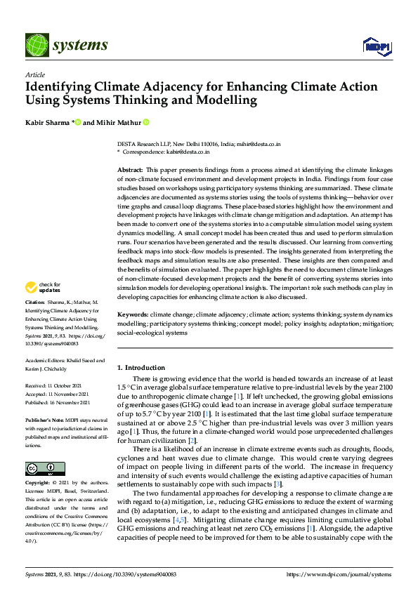 (PDF) Identifying Climate Adjacency for Enhancing Climate Action Using ...