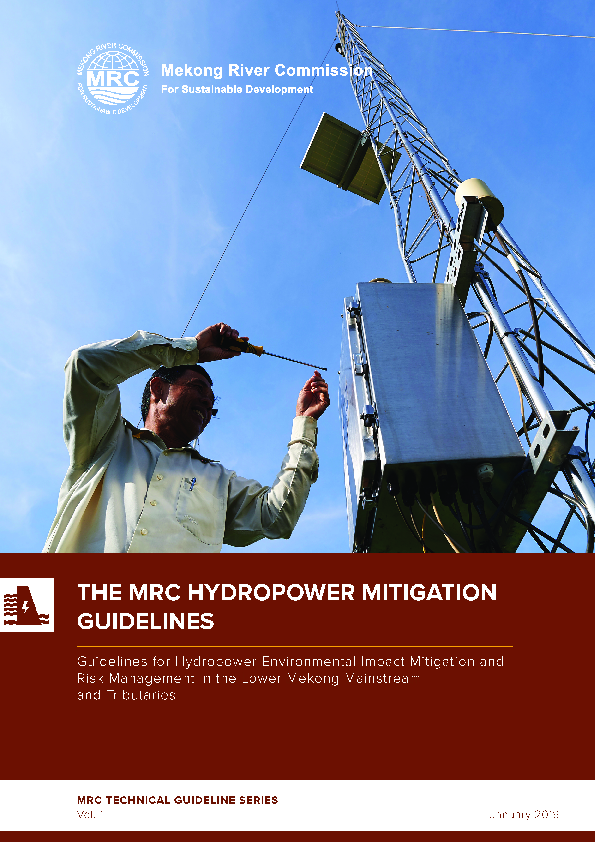 (PDF) MRC 2020. MRC Hydropower Mitigation Guidelines - Vol 1 - The ...