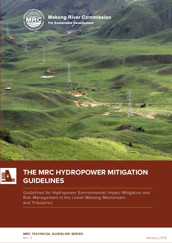 (PDF) MRC. 2020. MRC Hydropower Mitigation Guidelines - Vol 2. The Manual