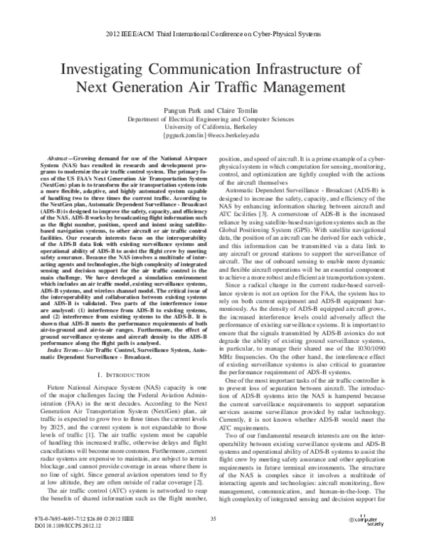 (PDF) Investigating Communication Infrastructure of Next Generation Air ...