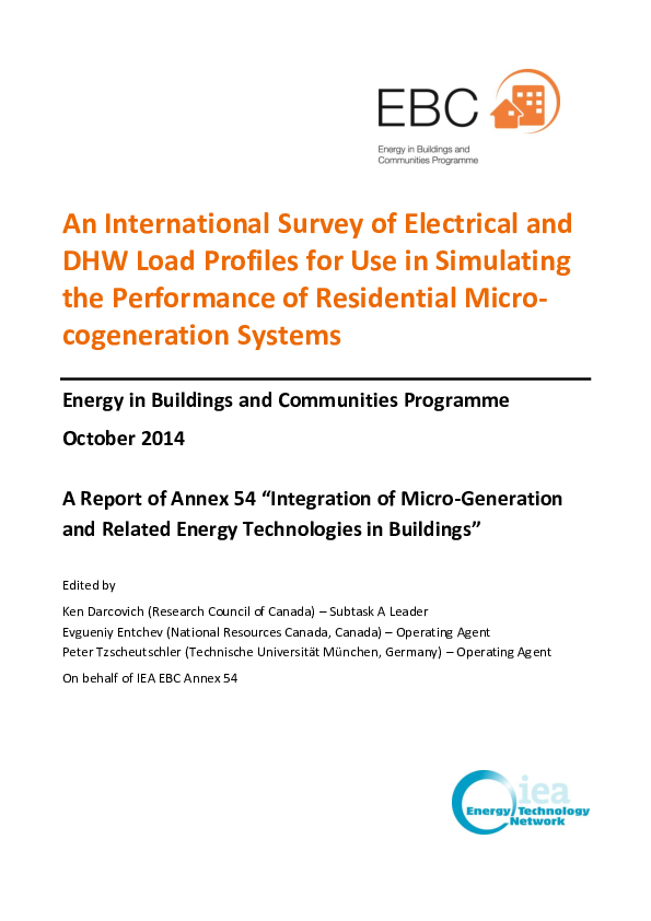 (PDF) An International Survey of Electrical and DHW Load Profiles for ...