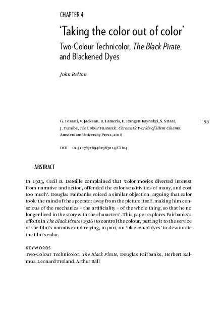 (PDF) 4. ‘Taking the color out of color’: Two-Colour Technicolor, The ...