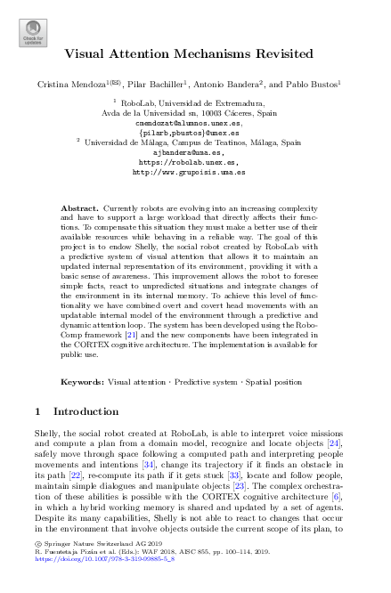 (PDF) Visual Attention Mechanisms Revisited