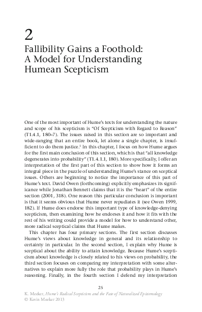 (PDF) Fallibility Gains a Foothold: A Model for Understanding Humean ...