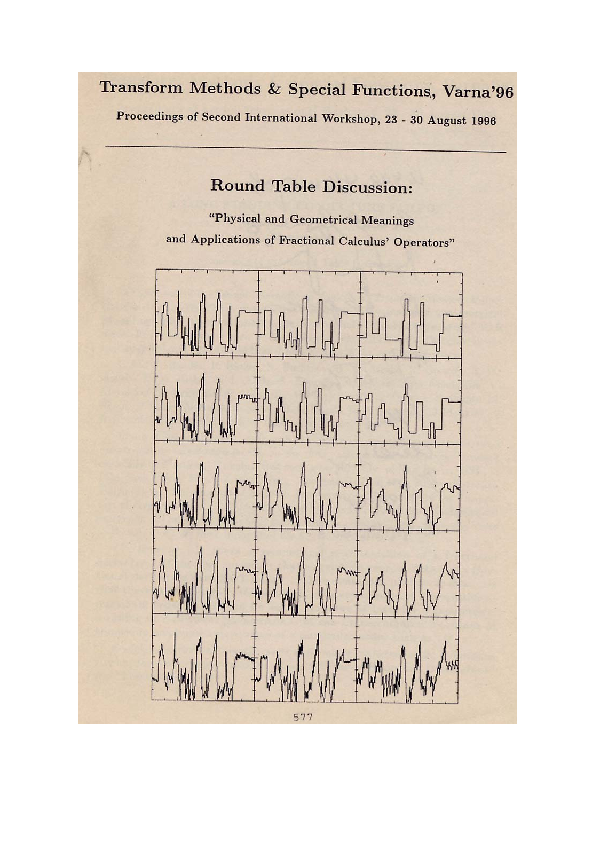 (PDF) Round table discussion: “Physical and geometrical meanings and ...