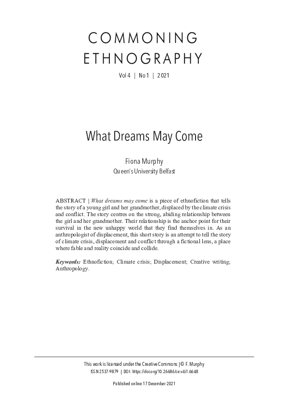 (PDF) What Dreams May Come
