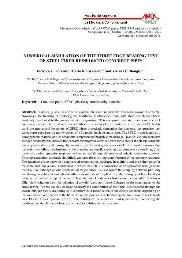 (PDF) Numerical Simulation of the Three Edge Bearing Test of Steel ...