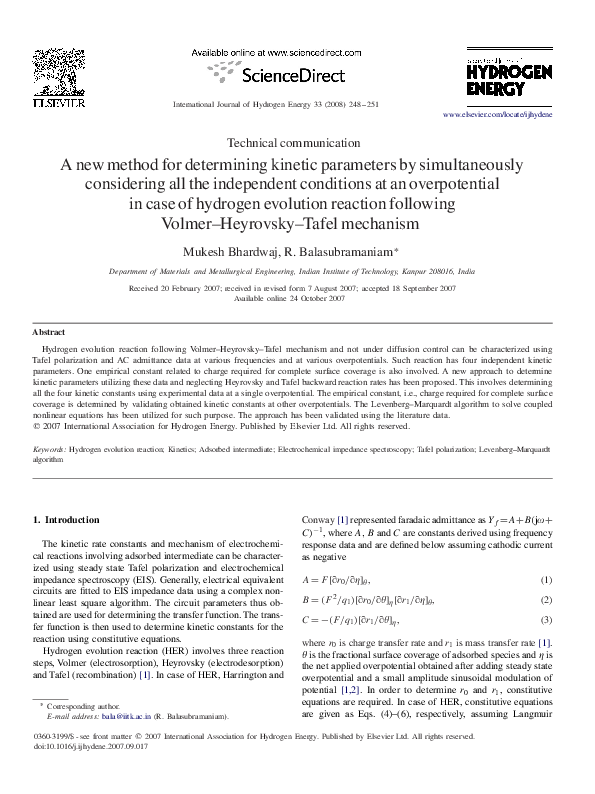 (PDF) A new method for determining kinetic parameters by simultaneously ...