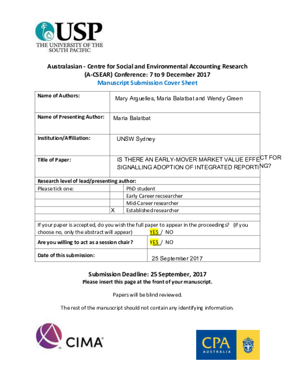 (PDF) Maria Balatbat _Is there an early mover market value effect