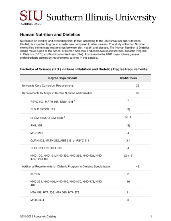 (PDF) Human nutrition and dietetics