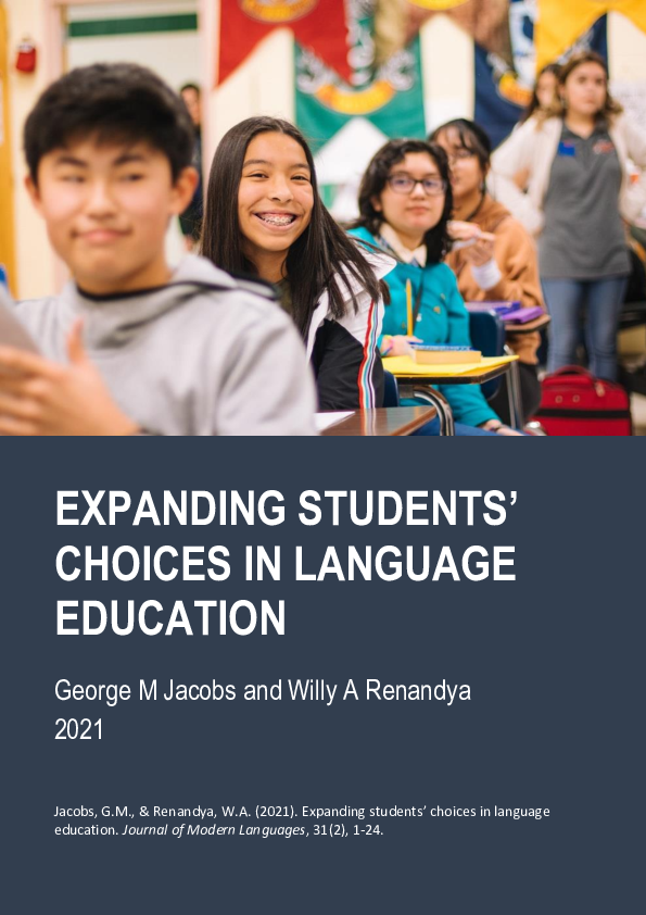 (PDF) Expanding Students' Choices in Language Education