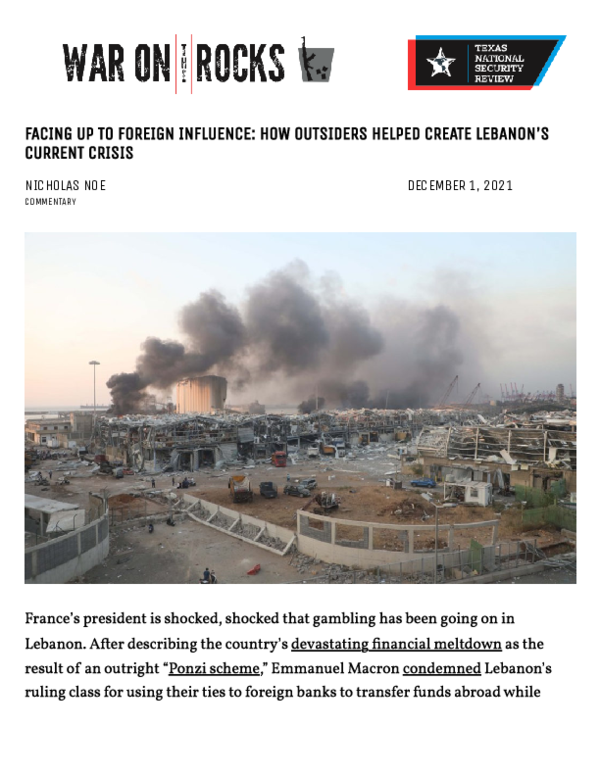 (PDF) FACING UP TO FOREIGN INFLUENCE: HOW OUTSIDERS HELPED CREATE ...