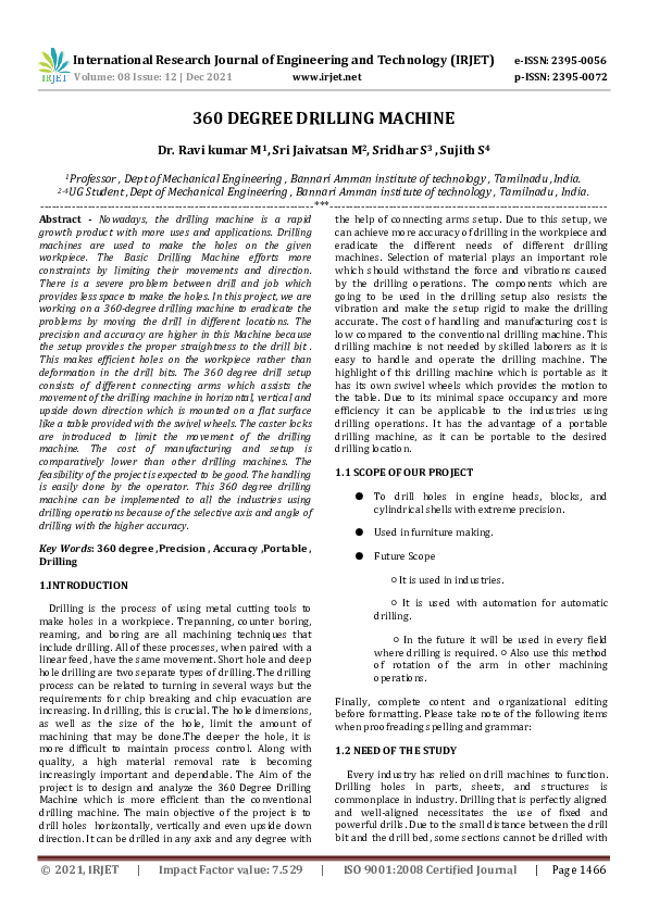 (PDF) IRJET- 360 DEGREE DRILLING MACHINE