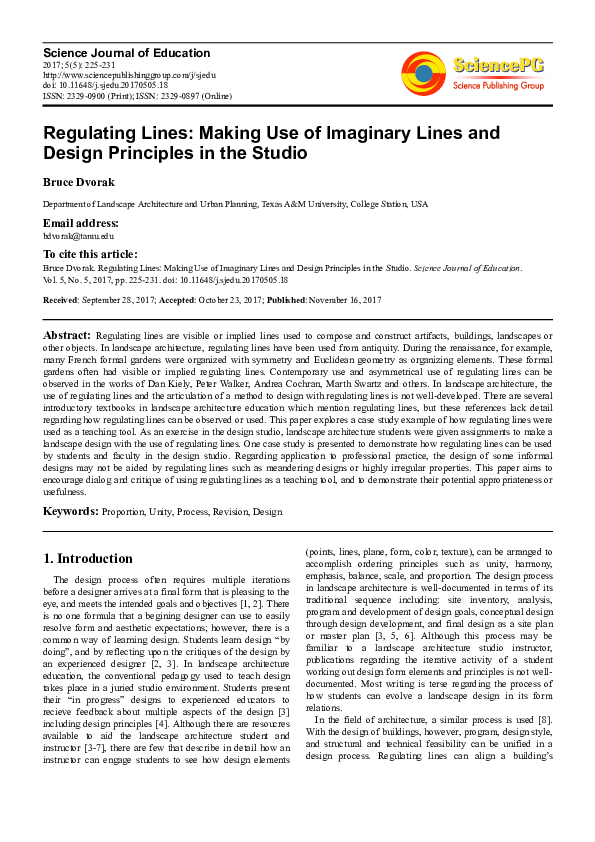 (PDF) Regulating Lines: Making Use of Imaginary Lines and Design ...