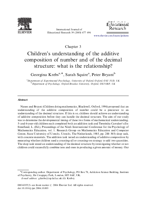PDF Children s Understanding Of The Additive Composition Of Number pdf-children-s-understanding-of-the-additive-composition-of-number