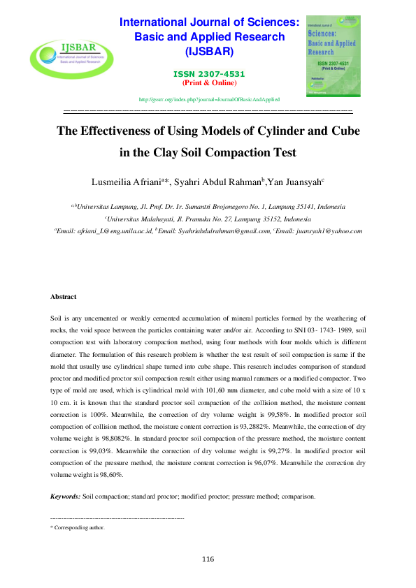 (PDF) The Effectiveness of Using Models of Cylinder and Cube in the ...