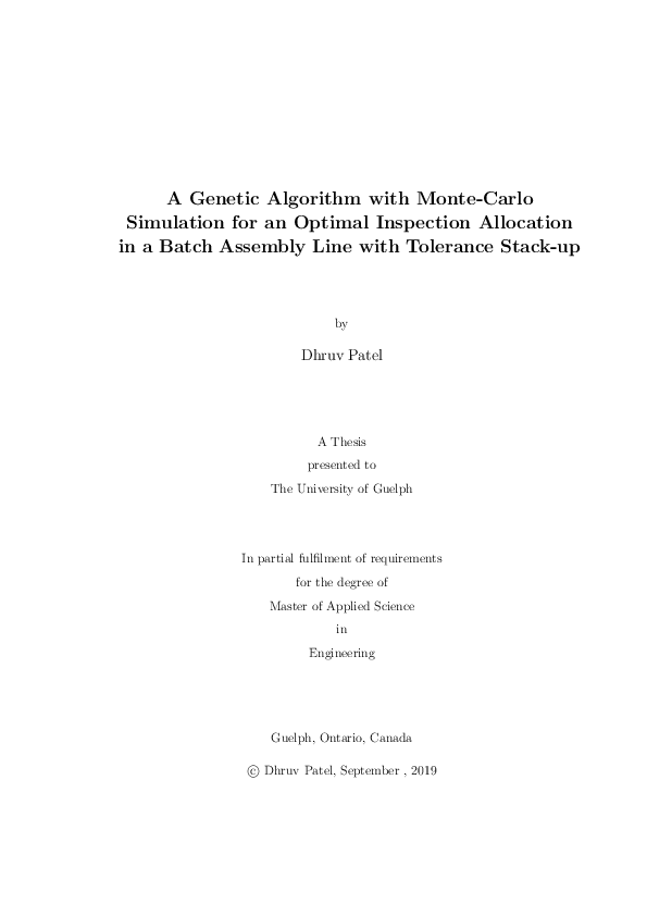 (PDF) A Genetic Algorithm with Monte-Carlo Simulation for an Optimal ...