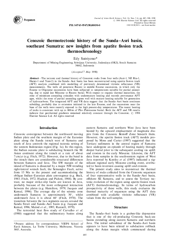 (PDF) Cenozoic thermotectonic history of the Sunda-Asri basin ...