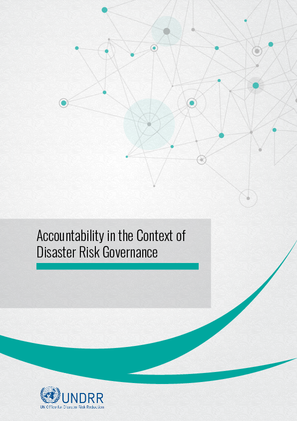 (PDF) Accountability in the Context of Disaster Risk Governance