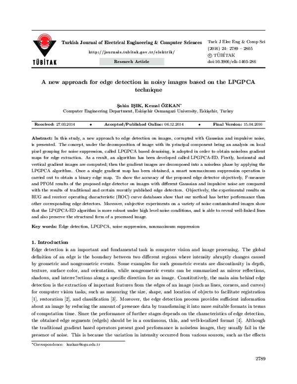 (PDF) A new approach for edge detection in noisy images based on the LPGPCA technique | Kemal ...